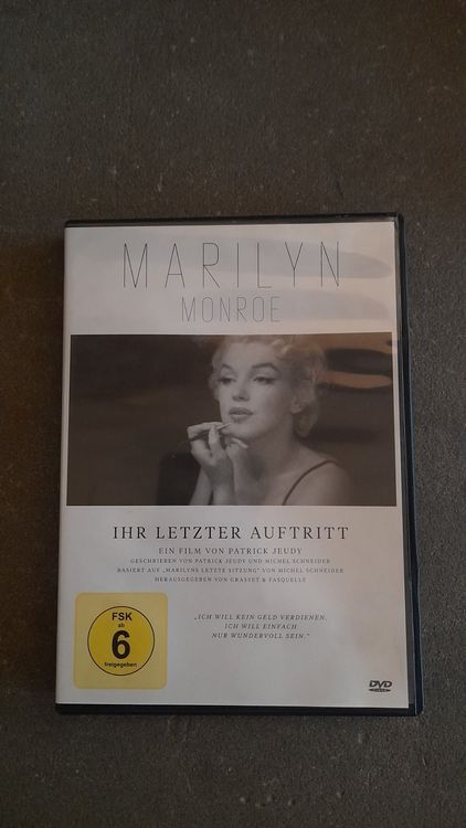MARILYN MONROE IHR LETZTER AUFTRITT DVD | Kaufen auf Ricardo
