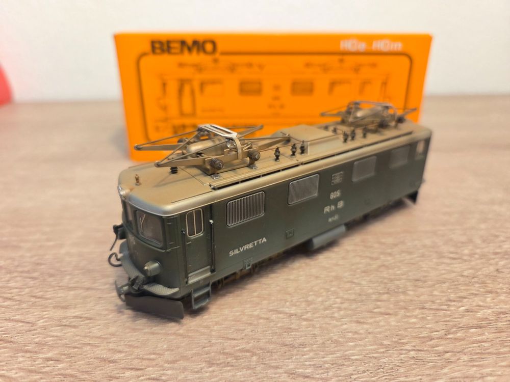 Bemo 1250/5 E-Lok Silvretta RhB H0m (Gebraucht) in St-Aubin-Sauges für ...
