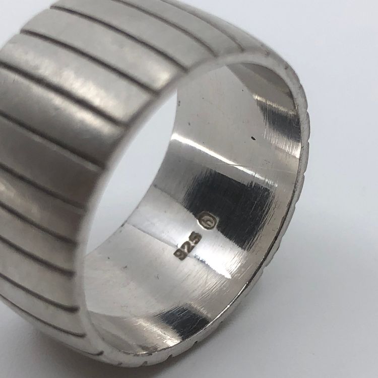 Ring Silber 925 breit, schlicht, schön | Kaufen auf Ricardo