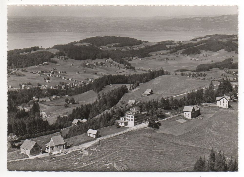 OBEREGG ST. ANTON Flugaufnahme Kurhaus und Pension Alpenhof (Neu ...