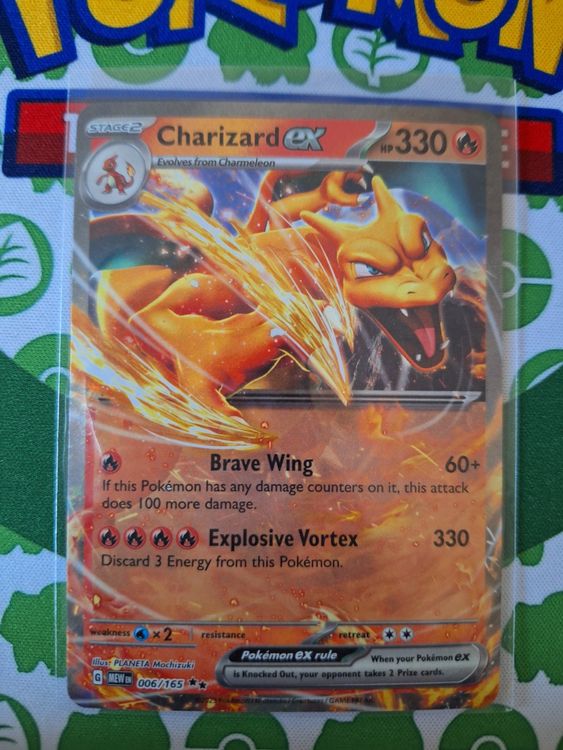 Pokemon 151 Charizard ex 006/165 Englisch | Kaufen auf Ricardo