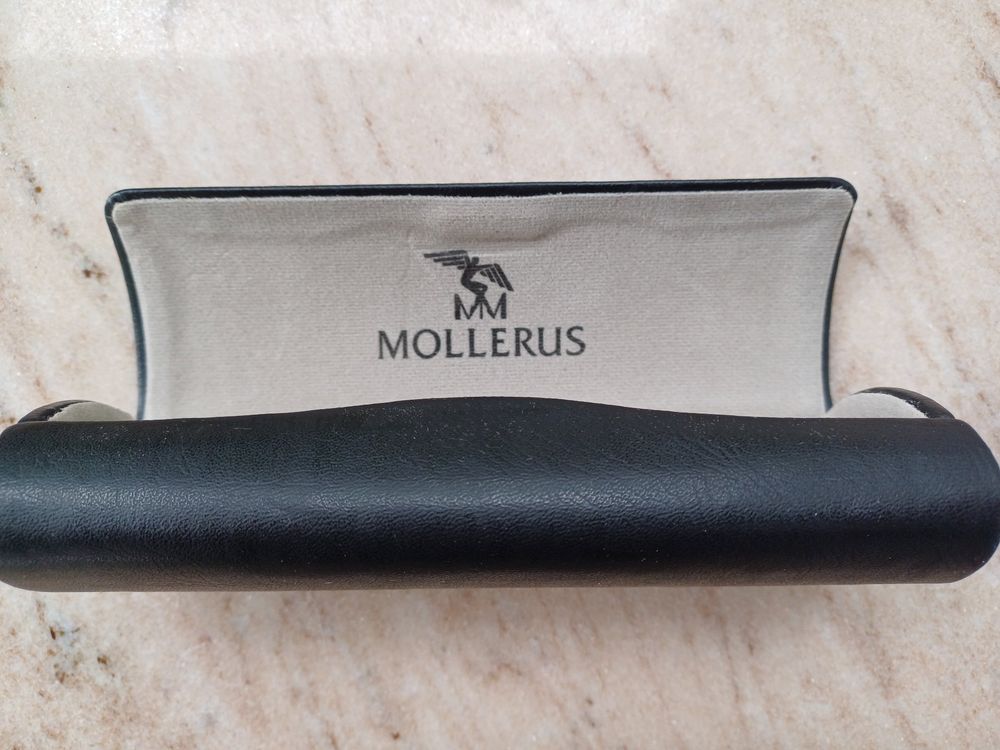 MOLLERUS BRILLEN-ETUI INKL. ORIGINAL-PUTZ-TUCH UNGEBRAUCHT (Neu und ...