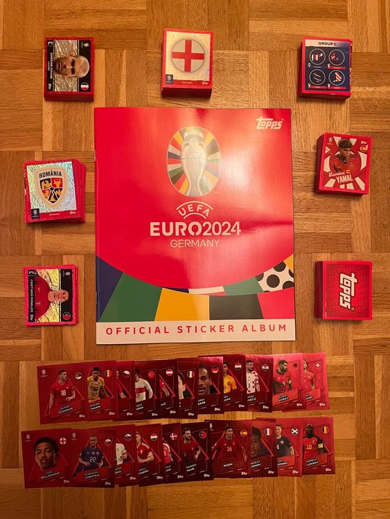 Set complet topps euro 2024 album + 707 cartes | Kaufen auf Ricardo