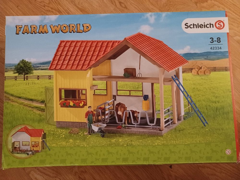 Schleich Bauernhof Kuhstall 42334 (Neu (gemäss Beschreibung)) in Worben ...