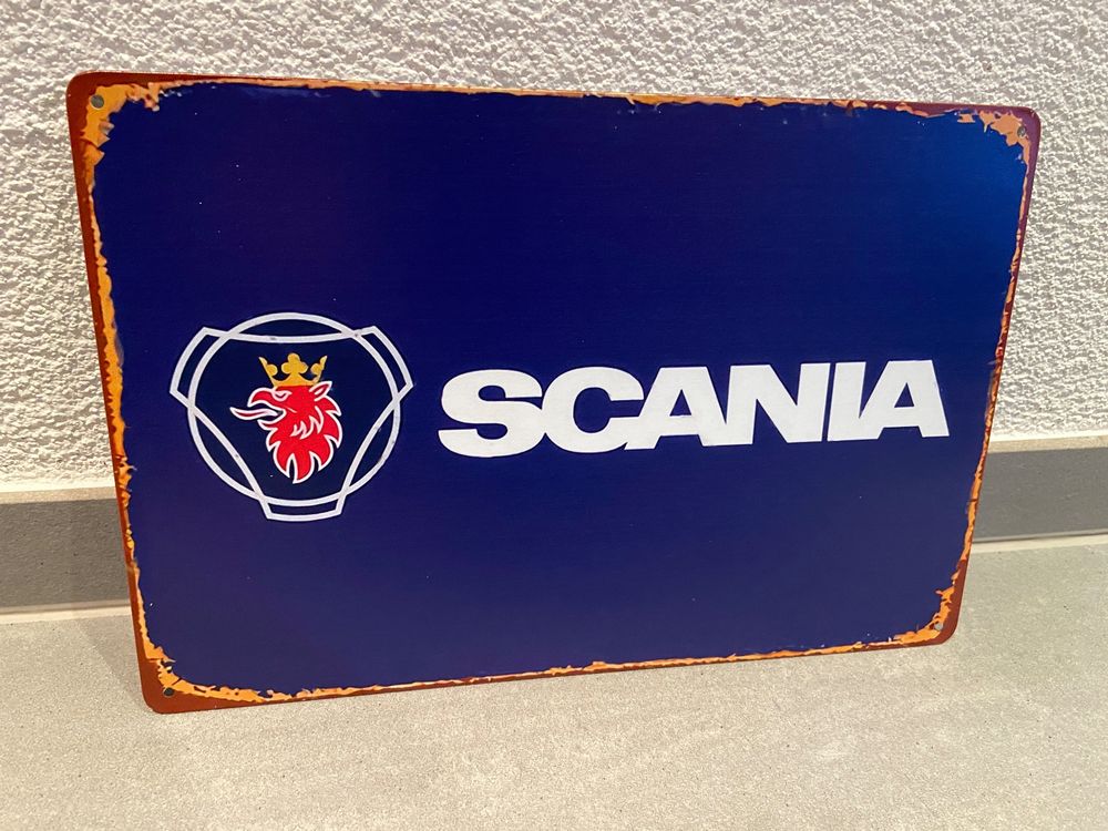 SCANIA Schild NEU / Metall Schild / Der Renner/ Top Qualitä (Neu und ...