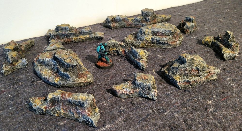 Warhammer Terrain Felsen für 40K, Kill Team, Horus Heresy (Gebraucht ...