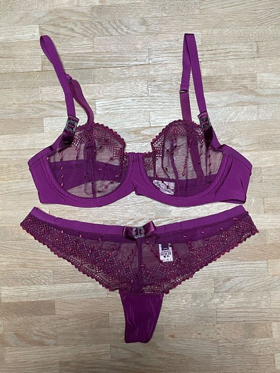 LOU PARIS Violett Set 75D(kleine)/70C/S NEU! 150CHF (Neu (gemäss ...