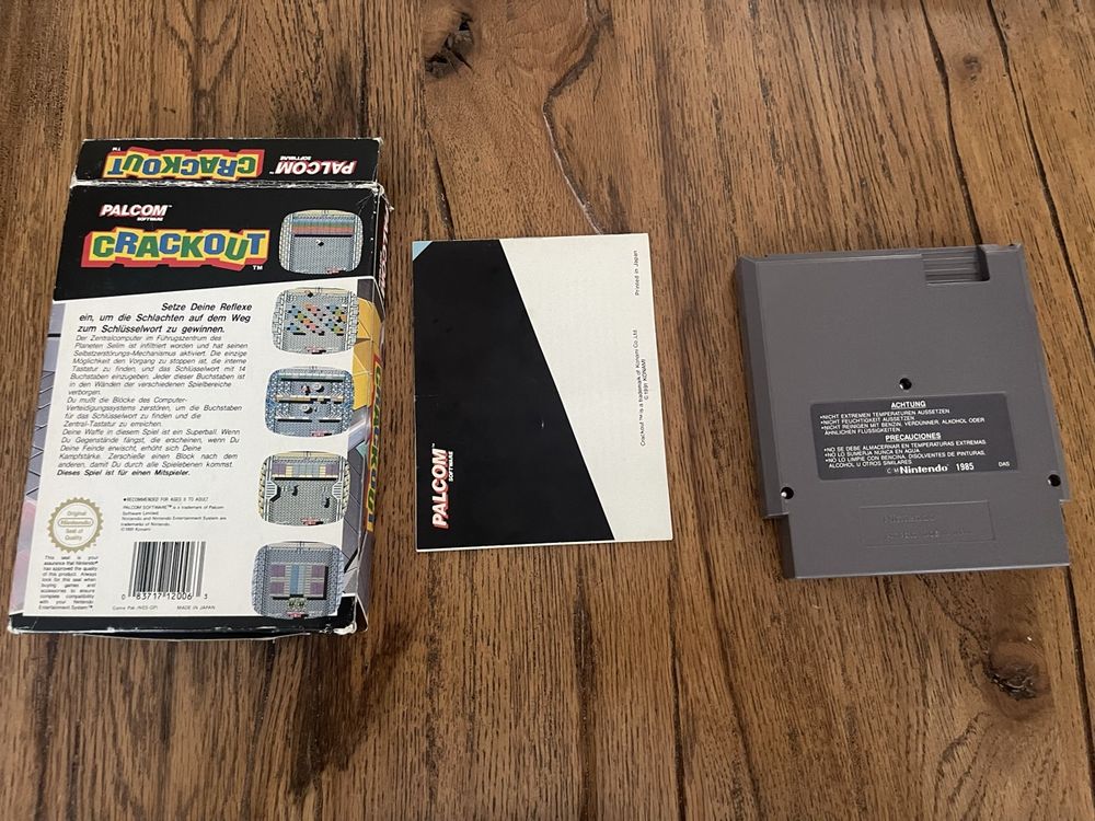Crackout für Nintendo NES - Komplett mit Anleitung OVP! (Gebraucht) in ...