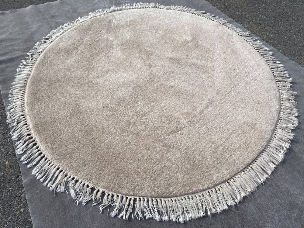 Berber 215cm Durchmesser runder Teppich geknüpft gereinigt | Kaufen auf ...