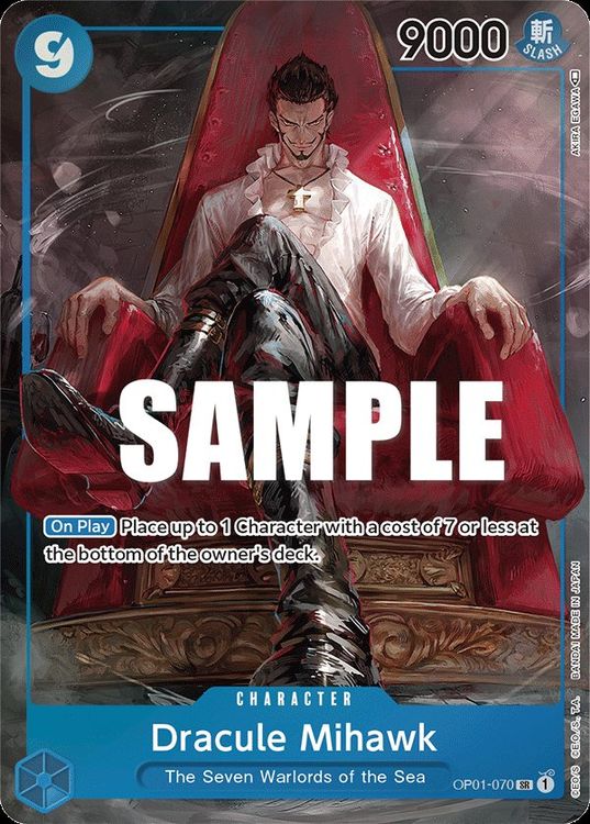 One Piece TCG - OP01-070 Dracule Mihawk SR (Parallel) EN (Neu (gemäss Beschreibung)) in Adliswil ...