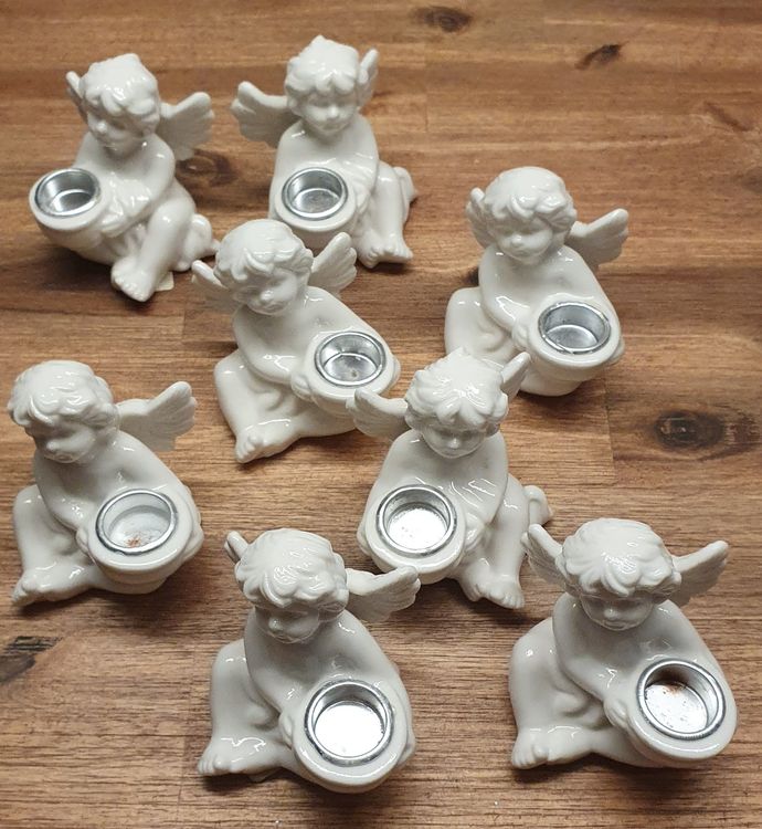 8 Kerzenhalter Engel Tischdekoration | Kaufen auf Ricardo