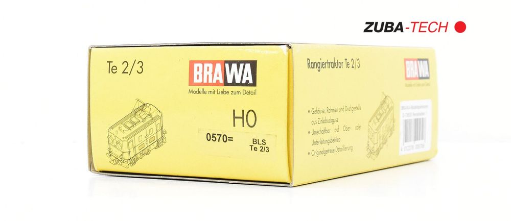 Brawa 0570 Rangiertraktor Te 2/3 BLS H0 GS Analog mit OVP (Gebraucht ...