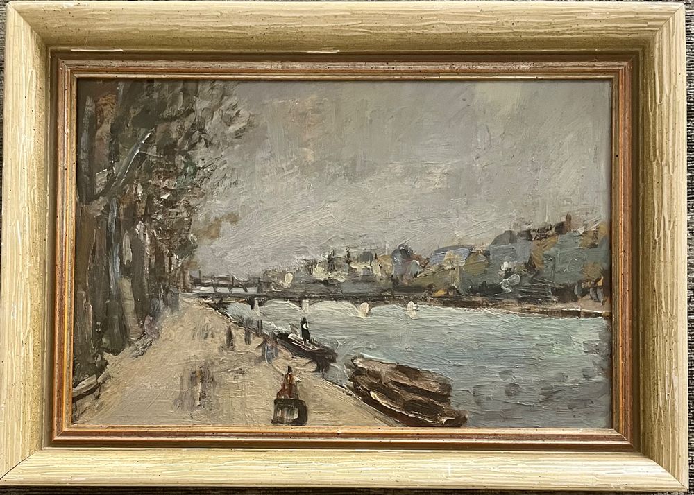 Walter Emil Müller (1896-1983) Brücken Ansicht Ölgemälde (Gebraucht) in Root für CHF 59 – mit ...