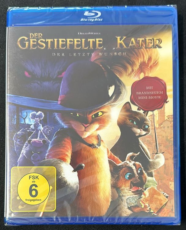 DER GESTIEFELTE KATER DER LETZTE WUNSCH BLU-RAY (Neu und ...