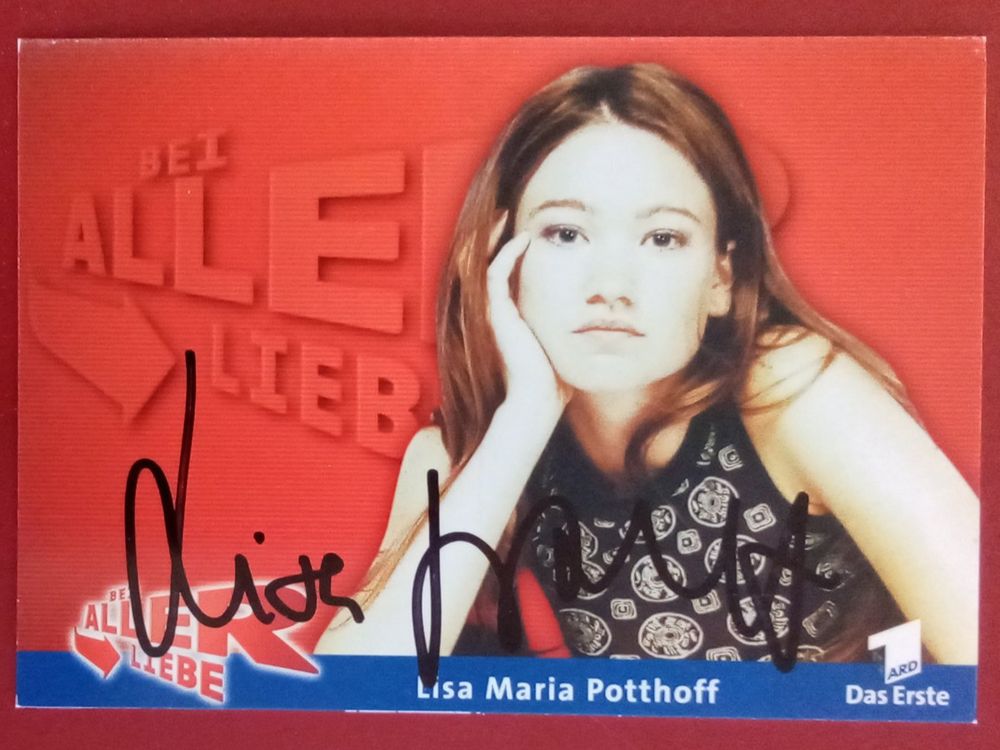 Lisa Maria Potthoff Autogramm signiert Fotopostkarte 10x15cm | Kaufen ...
