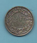 2 Fr. 1963 Silber | Kaufen auf Ricardo