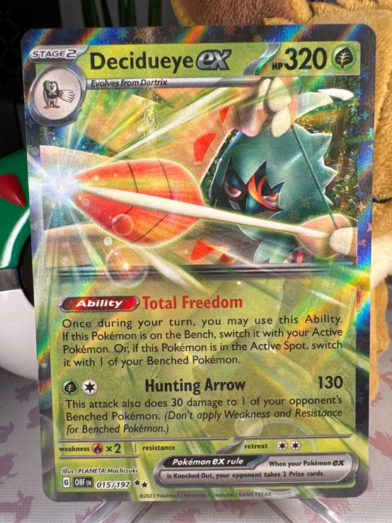 Pokemon Decidueye ex Obsidian Flames (Neu (gemäss Beschreibung)) in ...