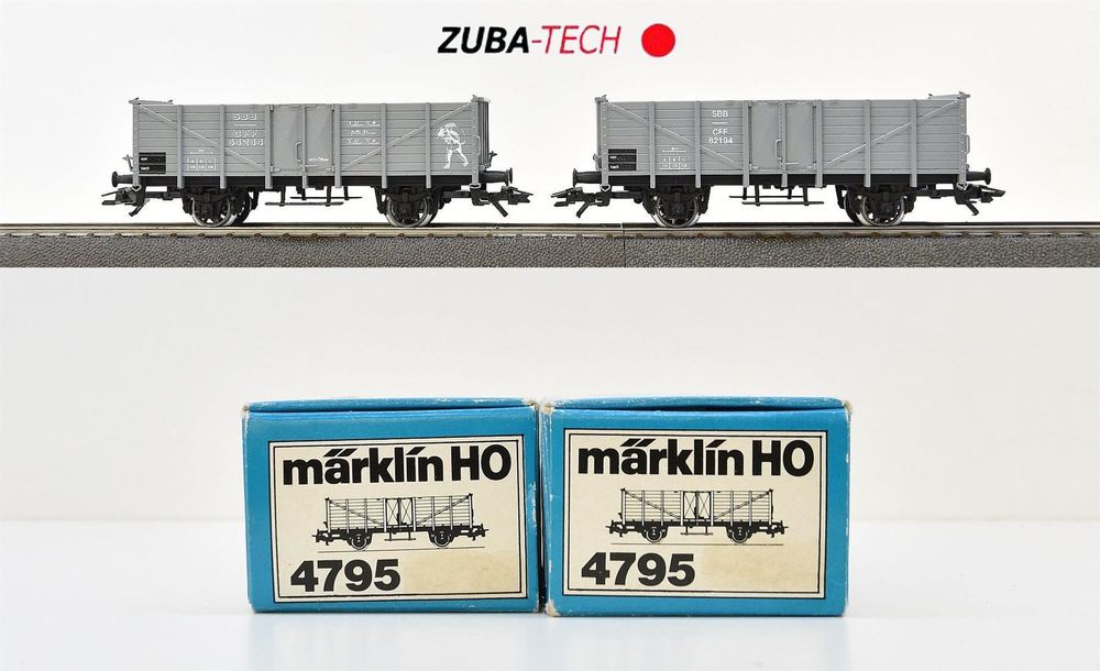 Märklin 4795 2x offener Güerwagen SBB H0 (Gebraucht) in St. Gallen für ...