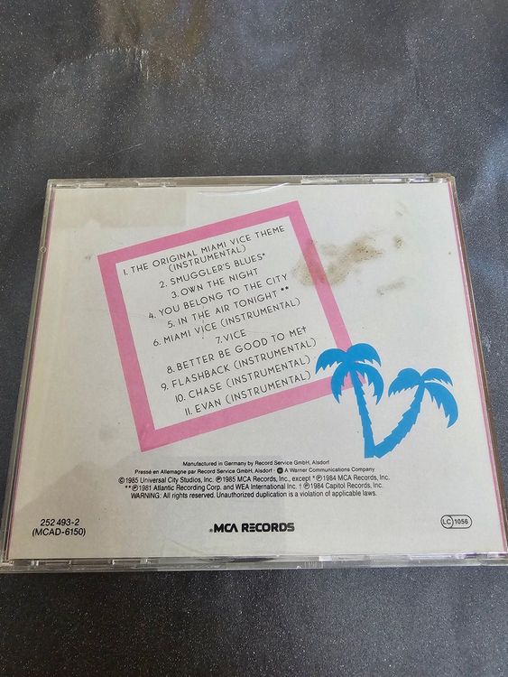 CD, Soundtrack, Miami Vice, Music From The Television Series (Gebraucht ...