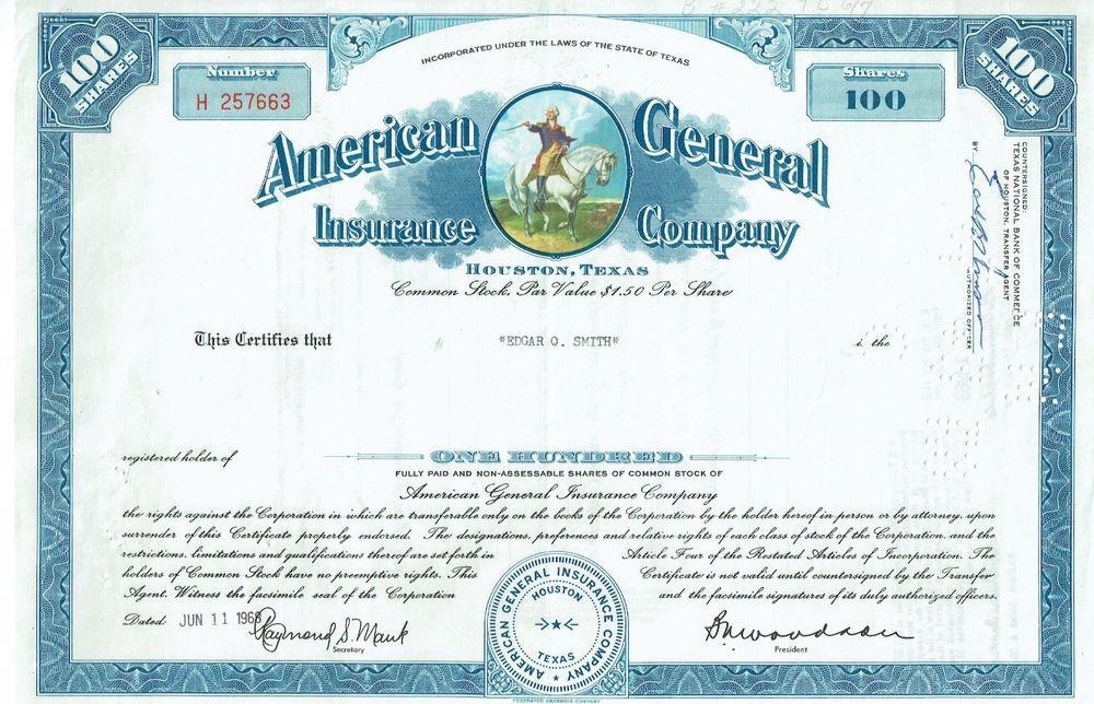 American General Insurance Company | Kaufen auf Ricardo