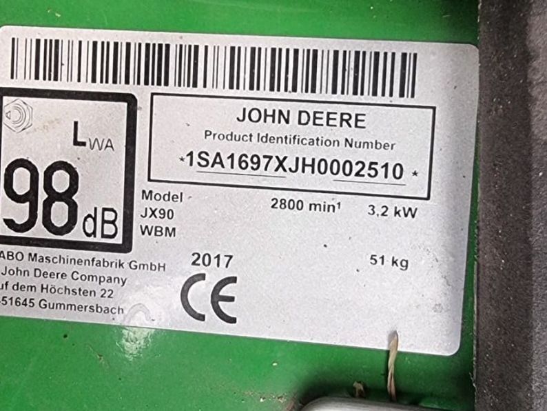 Rasenmäher John Deere JX90 / Defekt (Defekt) in Grüningen für CHF 126 ...