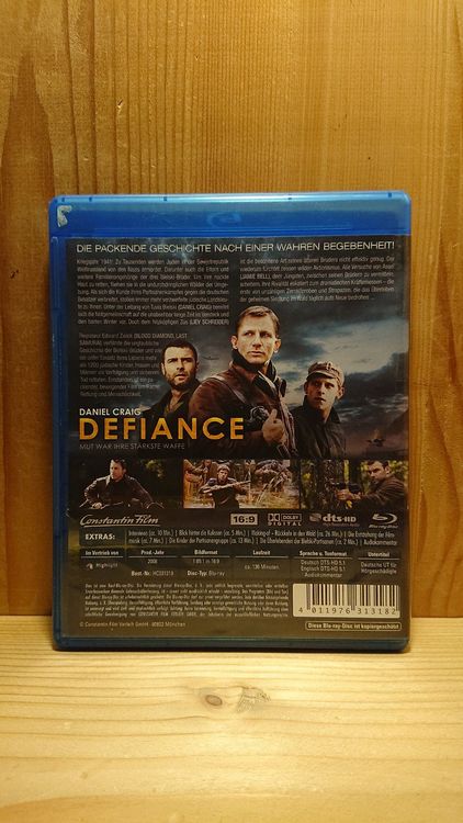DEFIANCE Blu-Ray mit Daniel Craig (Gebraucht) in Wilderswil für CHF 3.5 ...