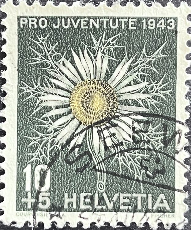 Helvetia Briefmarke (Gebraucht) in Chiasso für CHF 0.2 – mit Lieferung auf Ricardo kaufen