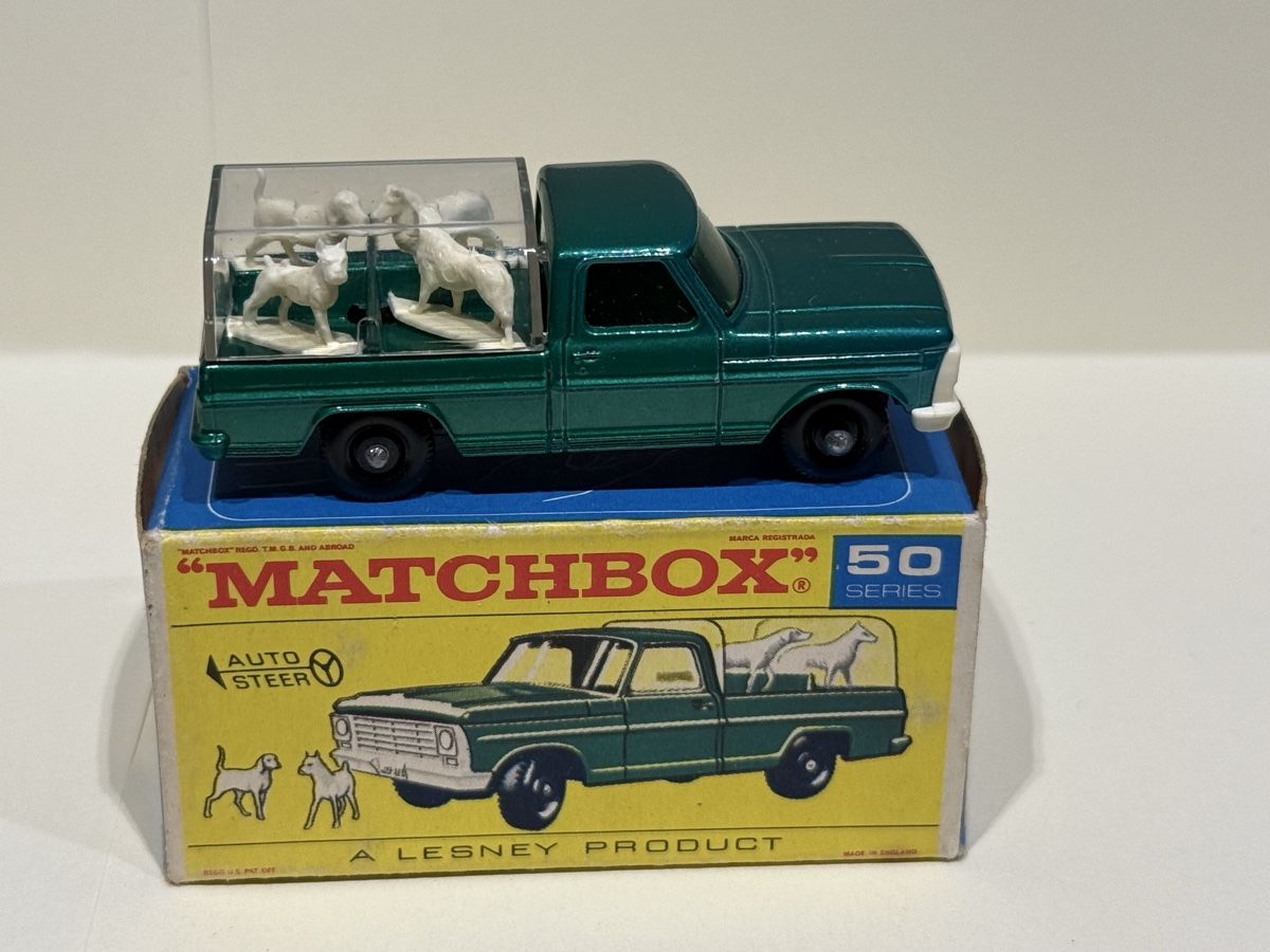 Matchbox Lesney Serie 50 Kennel Truck, complet rare (Neu und ...
