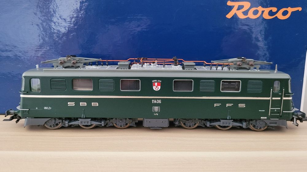 Roco 52660 Ae 6/6 11406 Kantonslok "Obwalden" DC, analog | Kaufen auf ...