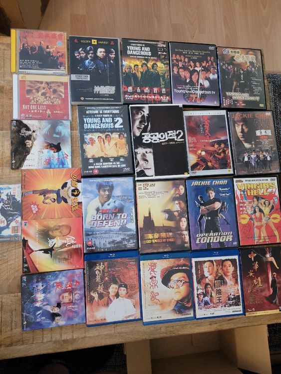 asia eastern film dvd Vcd Bluray sammlung Paket 2 kung fu (Gebraucht ...