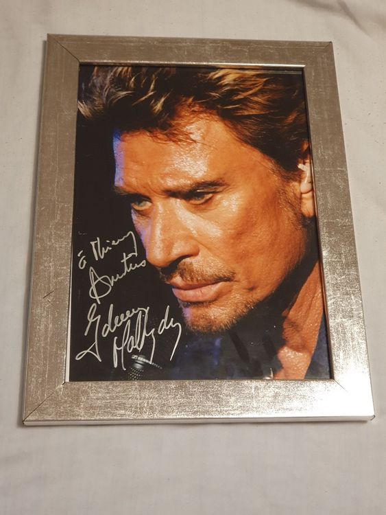 Authentique autographe Johnny Hallyday nominatif (Neuf (Voir ...