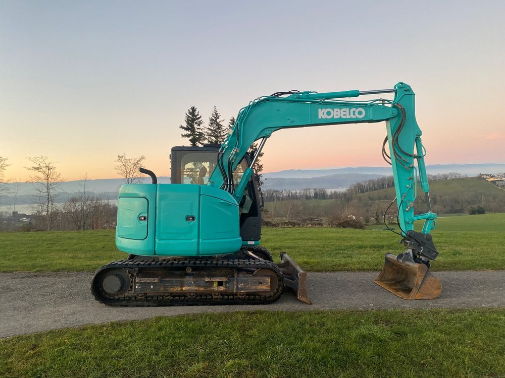 Bagger Kobelco SK 75 ab 1.- (Gebraucht) in Courgevaux für CHF 40001 – nur Abholung auf Ricardo ...