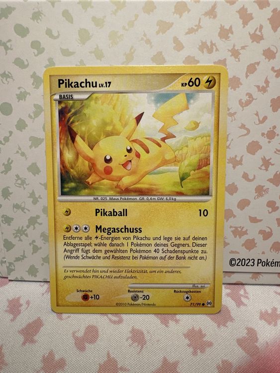 Pokemon Pikachu Rare 2010 Top selten kleine Rarität 😊 | Kaufen auf Ricardo