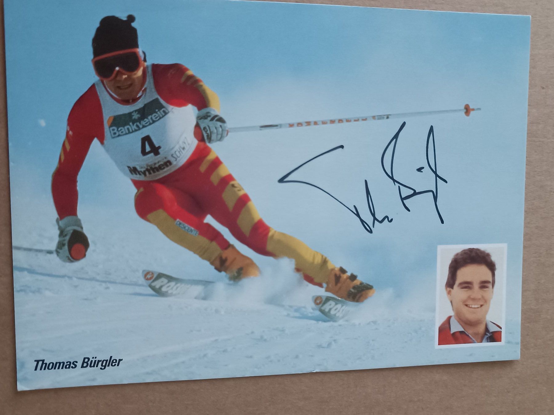 Thomas Bürgler - Handsigniert - 80/90er Jahre Karte (Gebraucht) in ...