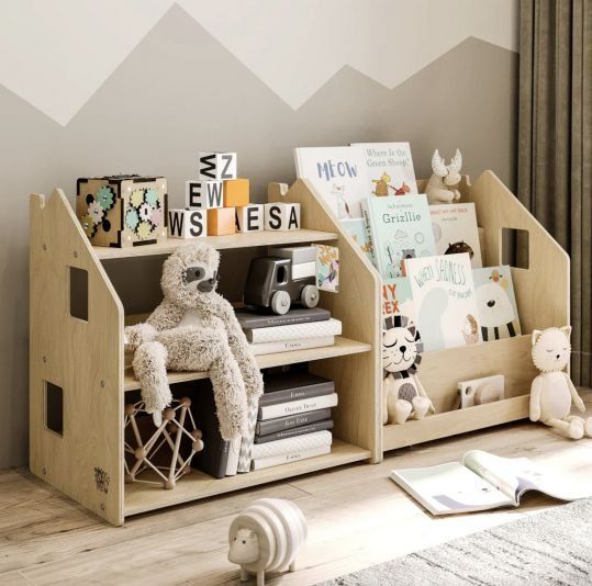 Kinderbücherregal Haus - Holz - Aufbewahrung - neuwertig (Neu und originalverpackt) in Sarnen ...