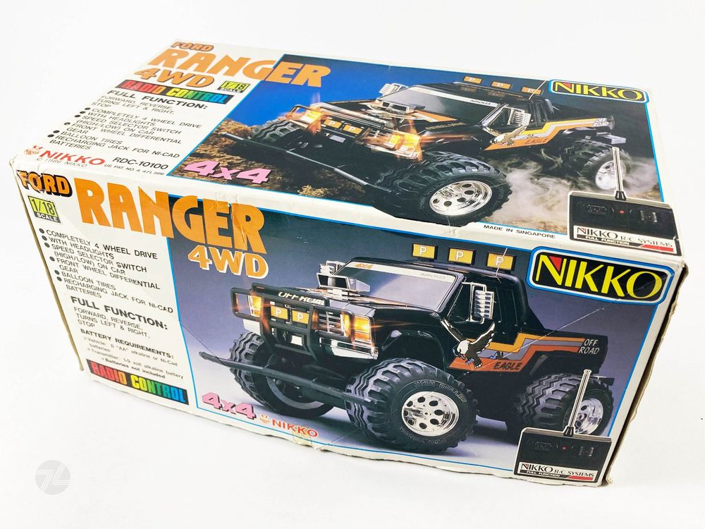 Nikko Ford Ranger 4x4 4WD RC 1/18 Vintage 1986 80s Toys (Défectueux) à ...
