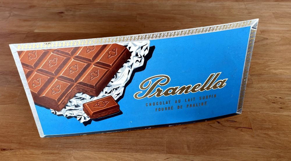 Chocolat Pranella - Alte Werbekarton/Ancien carton réclame | Kaufen auf ...