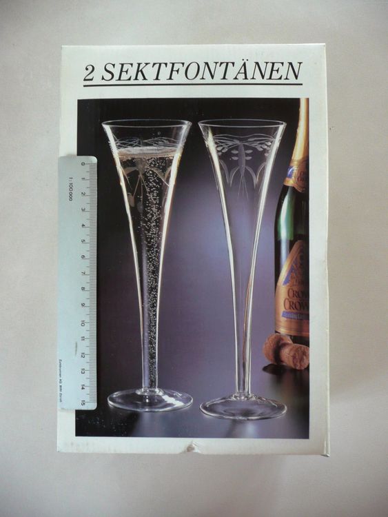 1 Sektfontäne/ Sektflöte/ Sektglas (Neu (gemäss Beschreibung)) in Zürich für CHF 9 – nur ...
