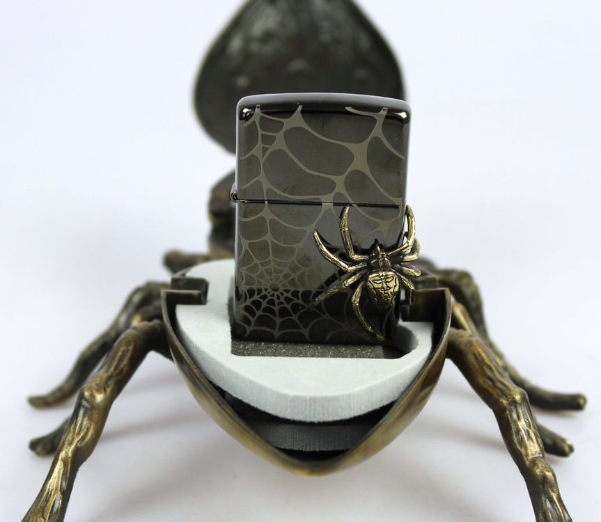 ZIPPO Copper Spider Limited Edition 461/1000 -- Neuwertig (Neu (gemäss ...