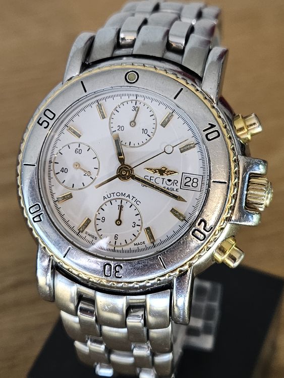 Sector Golden Eagle Automatic Herrenuhr Chrono 40mm eta 7750 | Kaufen ...