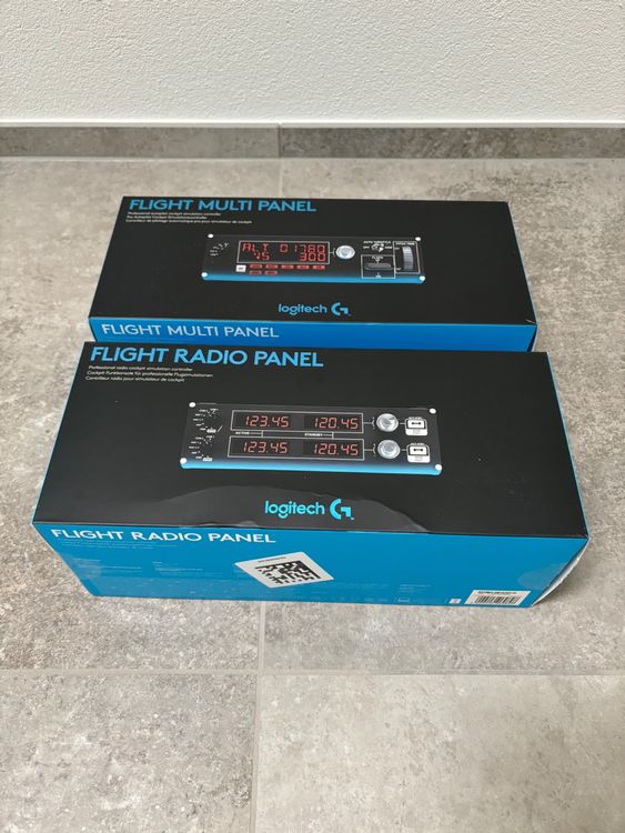 Logitech G Saitek Flight Multi Panel & Radio Panel (Gebraucht) in ...