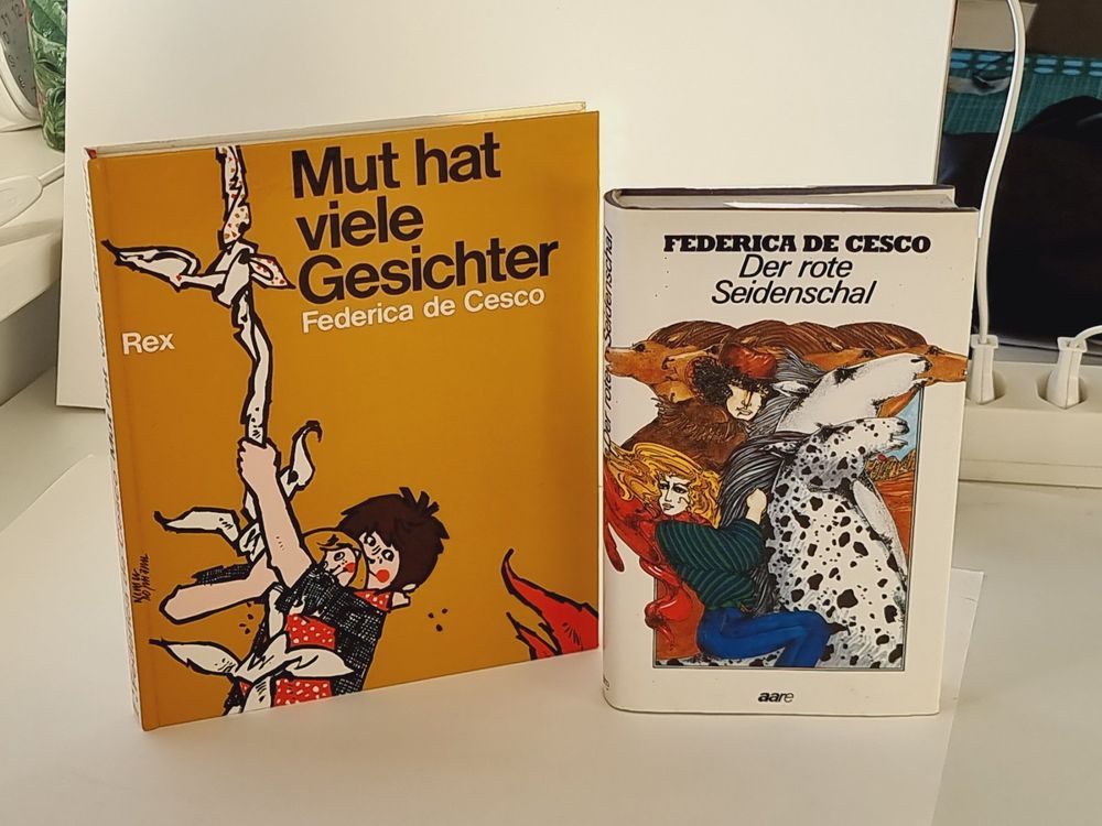ROTE SEIDENSCHAL +Mut hat viele Gesichter Federica de Cesco | Kaufen ...