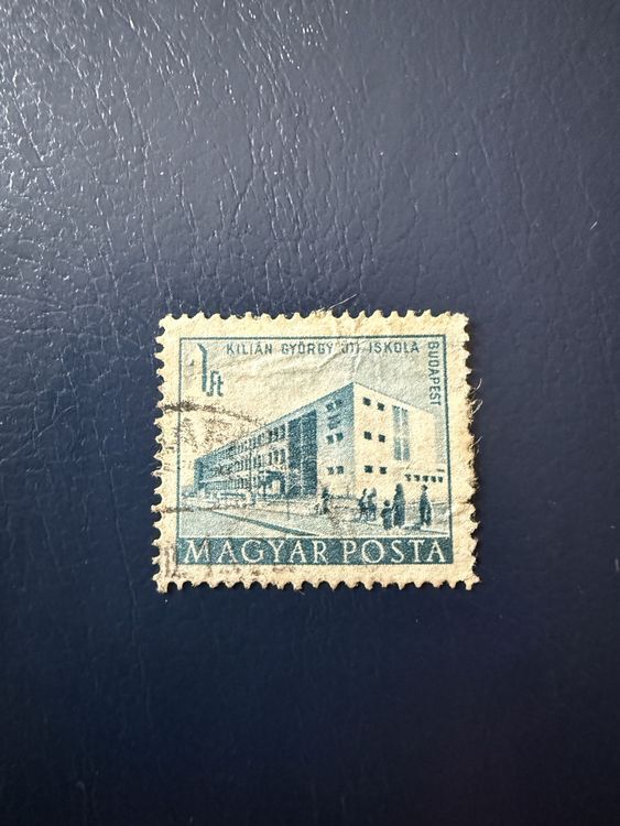 Timbre Hongrois Rare - Budapest - Kilian György Iskola (D'occasion) à ...
