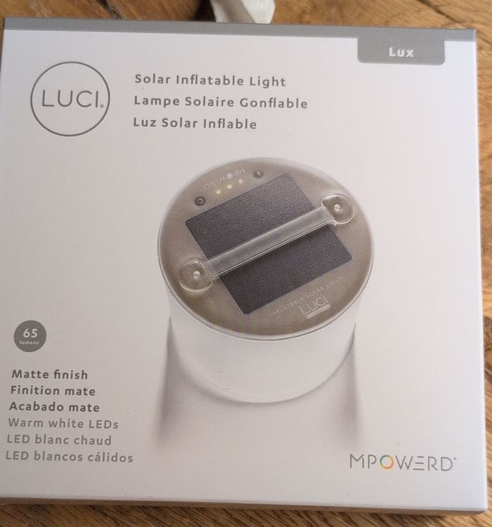 LUCI Solar Inflatable Light - Ideal fürs Camping! (Neu und ...