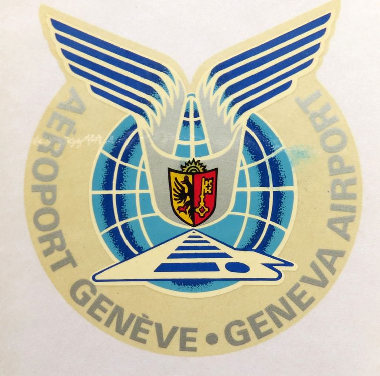Alter Airport Geneva Wassersticker | Kaufen auf Ricardo