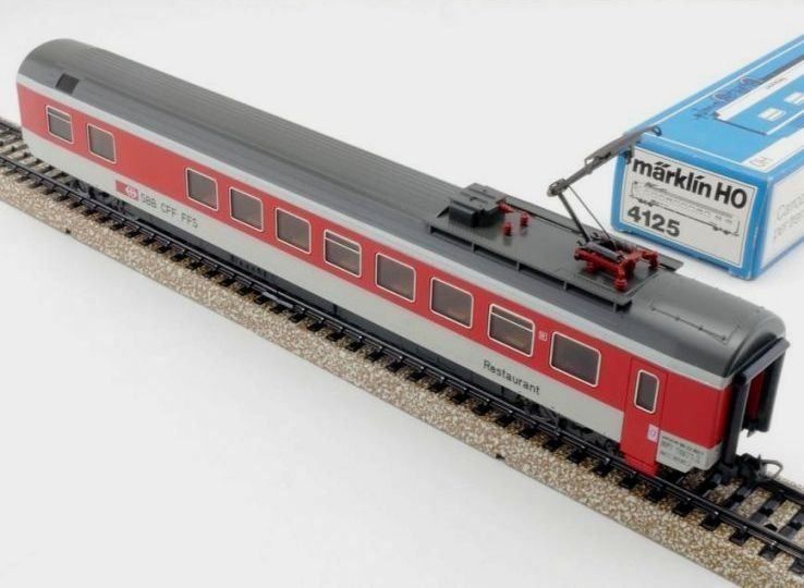 Märklin H0 4125: SBB Speisewagen WR, originalverpackt (144H) | Acheter sur Ricardo