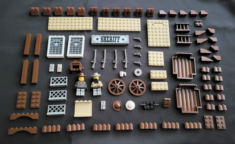 Lego Western Cowboy Waffen Sheriff braune Teile Mix (Gebraucht) in ...