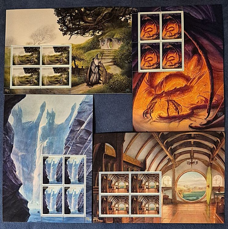 Herr der Ringe, Schweizer Briefmarken NICHT im Abo geliefert (Neu ...
