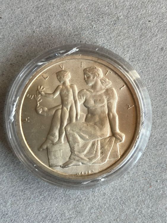 5 Fr, Sondermünze 1948 Silber (Gebraucht) in untervaz für CHF 13 – mit Lieferung auf Ricardo kaufen