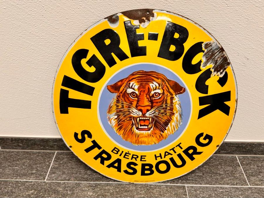 Tigre-Bock Emailschild (Gebraucht) in Bubikon für CHF 1590 – mit Lieferung auf Ricardo kaufen